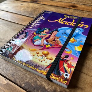 Recycled/upcycled Retro Disney VHS Cover Notebook Disneys - Etsy
