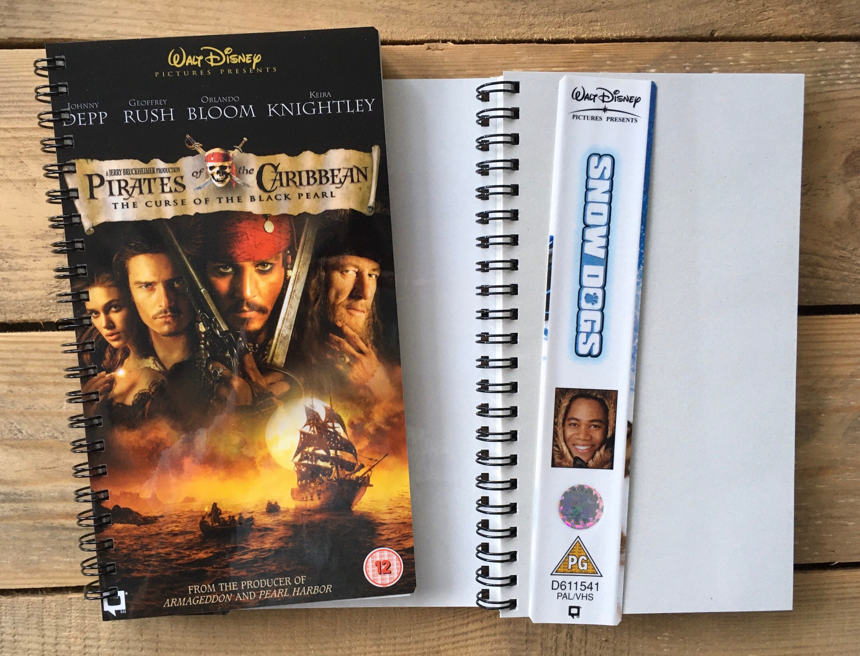 Recycled Disney VHS Notebook Live Action | Etsy