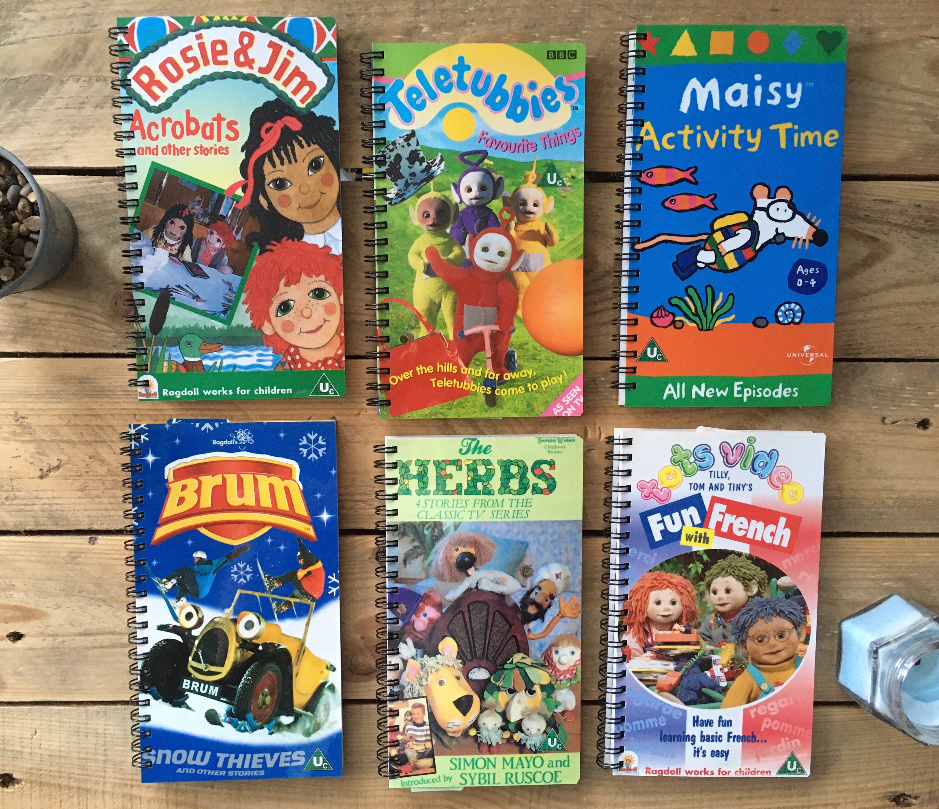 Retro Childrens Tv Shows VHS Notebook | Etsy