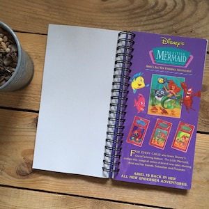 Recycled/upcycled Retro Disney VHS Leaflet Disney Singalong Songs - Etsy