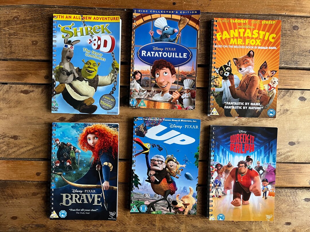 Recycled/upcycled DVD Cover Notebook Batman, Star Wars, Marvel,etc - Etsy