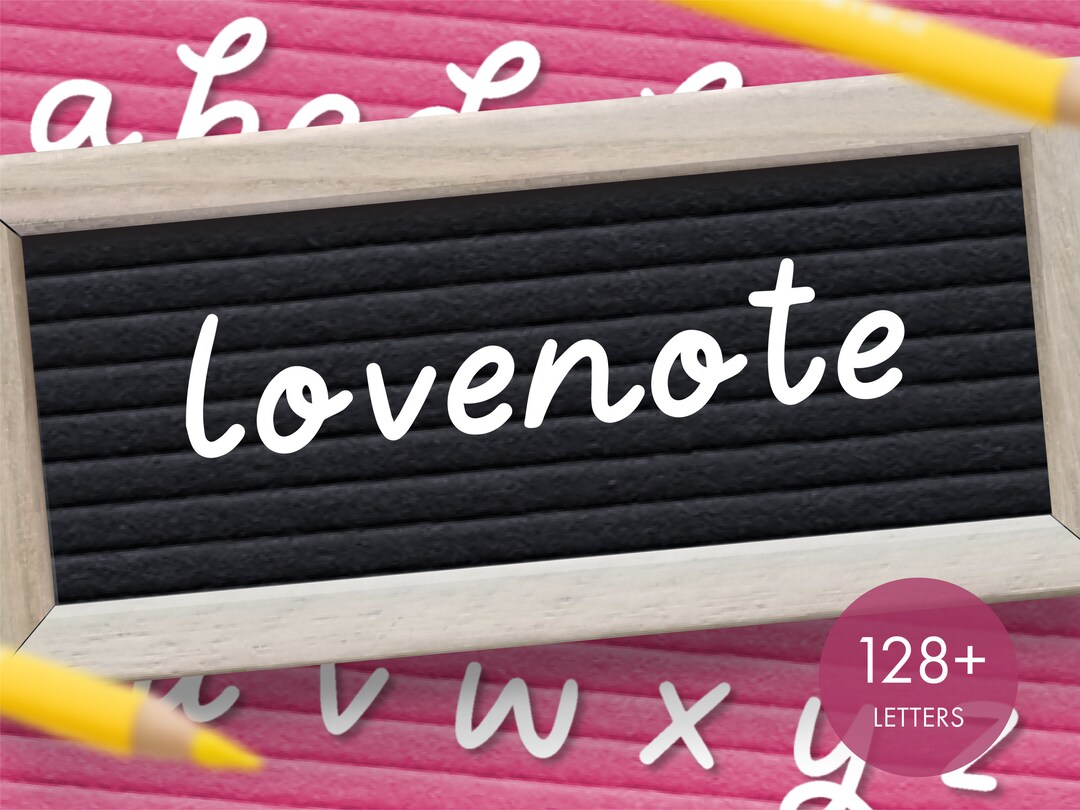 Letterboard Letters -- Lovenote Letterset -- Lowercase Letter Board ...