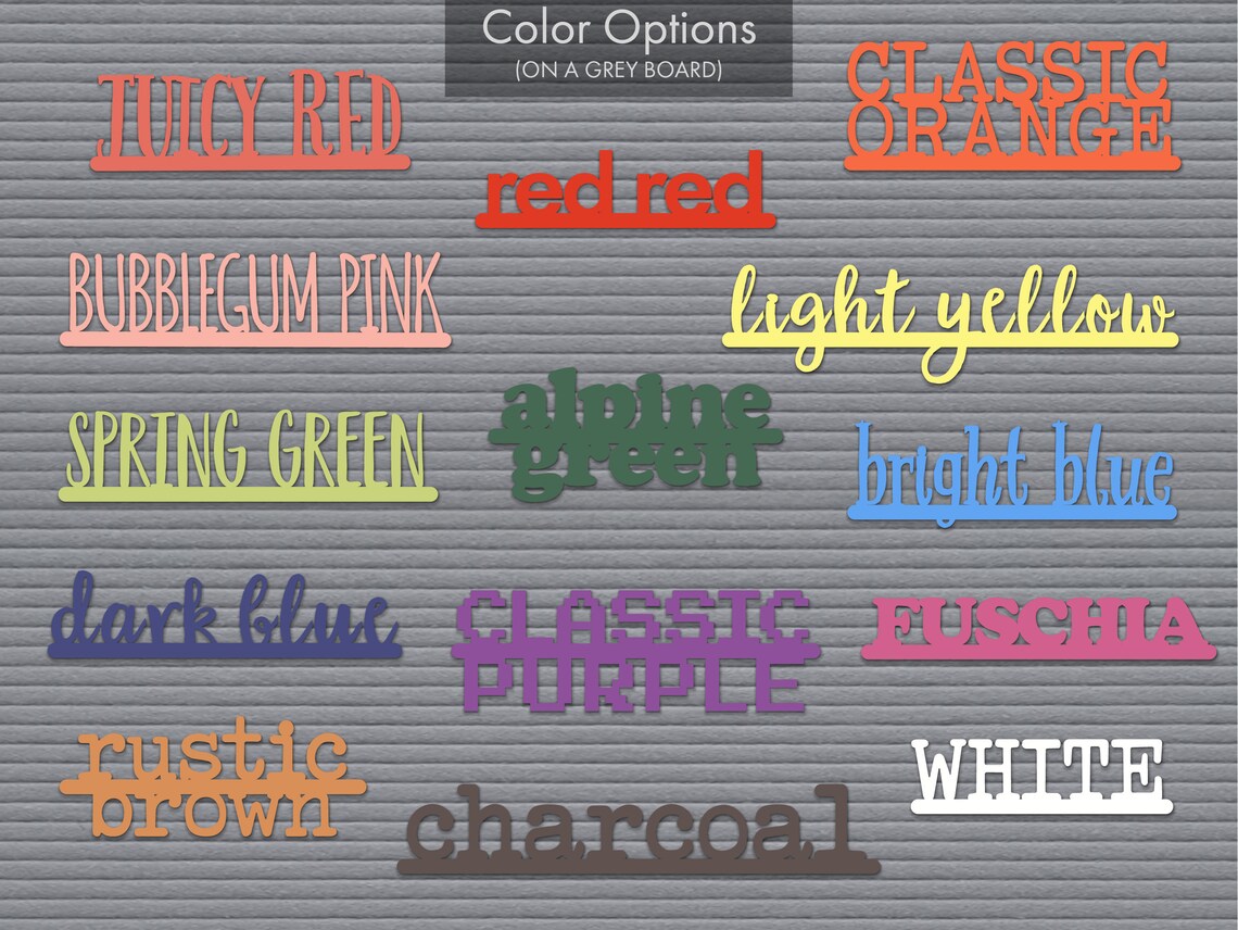 Letterboard Letters -- Modern Letterset -- UPPERCASE Letter Board Font ...