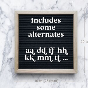 Elegant Letterboard Letters -- Magnolia Letterset -- Lowercase Letter ...