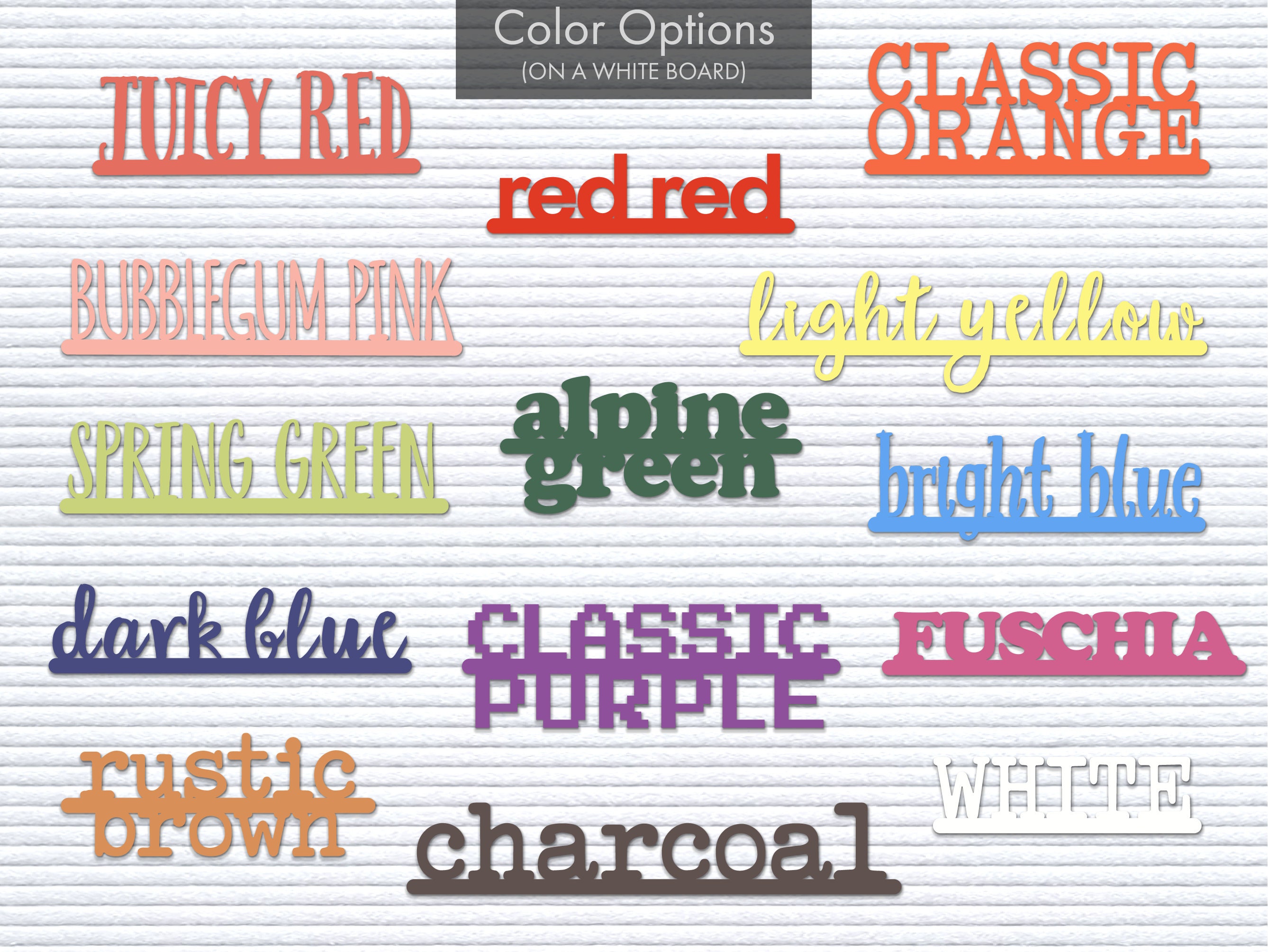 Custom Color Cursive Letterboard Letters Paisley - Etsy