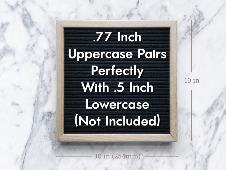 Letterboard Letters -- Modern Letterset -- UPPERCASE Letter Board Font ...