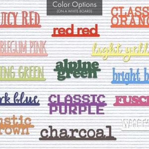 Custom Colors - Happy Birthday! -- Letterboard Accessories for a ...