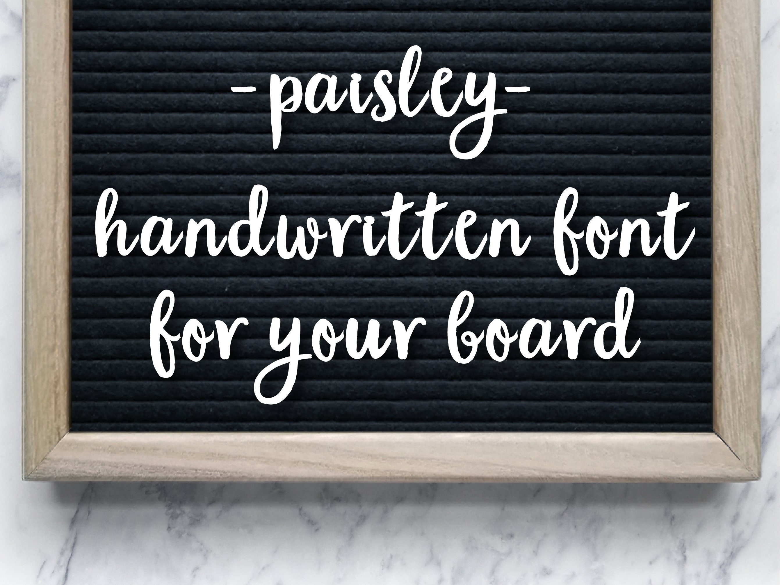 Cursive Letterboard Letters Paisley Letterset Lowercase | Etsy