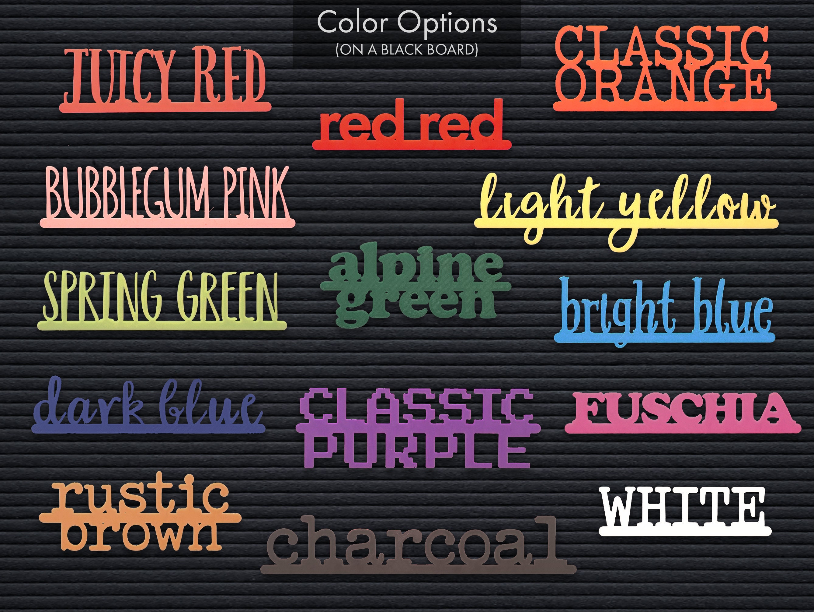 Custom Color Cursive Letterboard Letters Paisley - Etsy