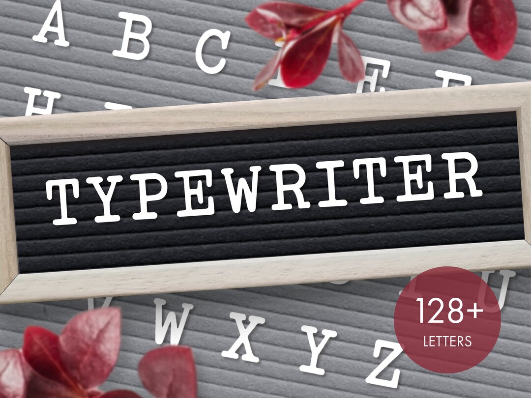 Letterboard Letters -- Typewriter Font -- .75" UPPERCASE Letter Board ...