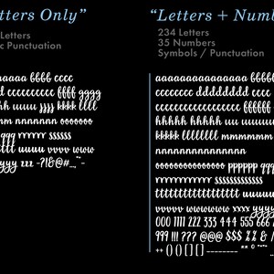 Cursive Letterboard Letters -- Paisley Letterset -- Lowercase ...