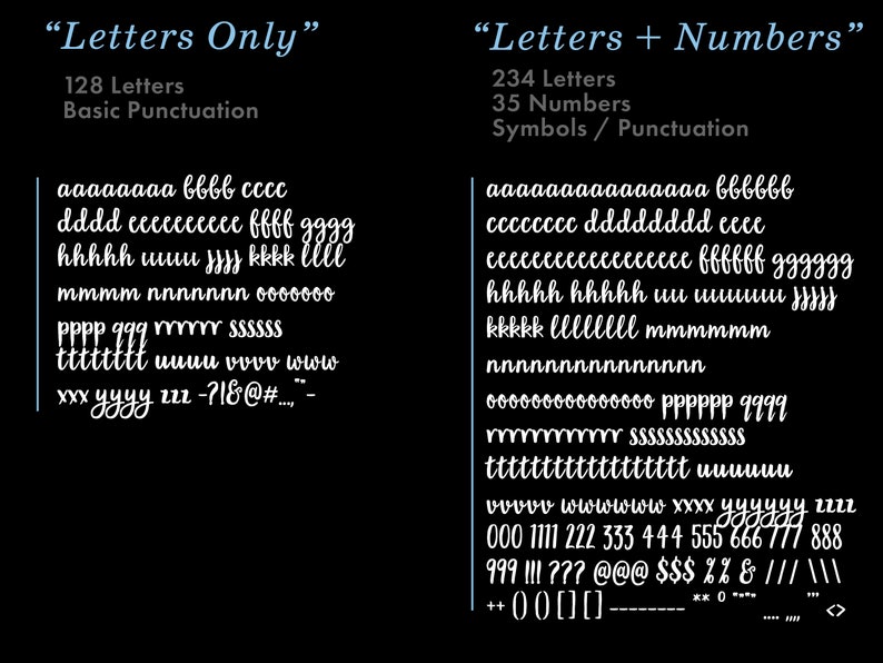 Cursive Letterboard Letters Paisley Letterset Lowercase | Etsy