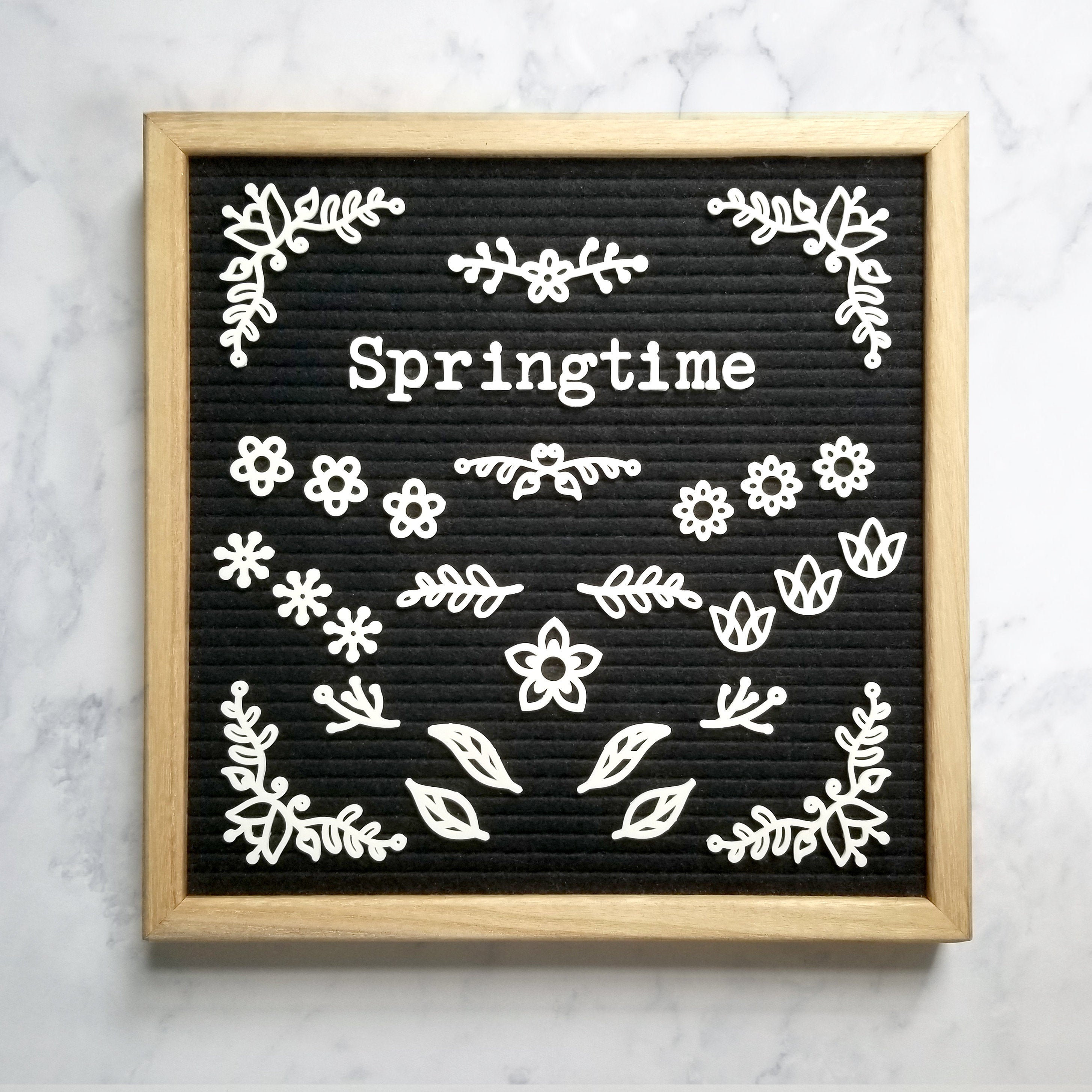 Springtime Felt Letter Board Accessories / Theme - Etsy