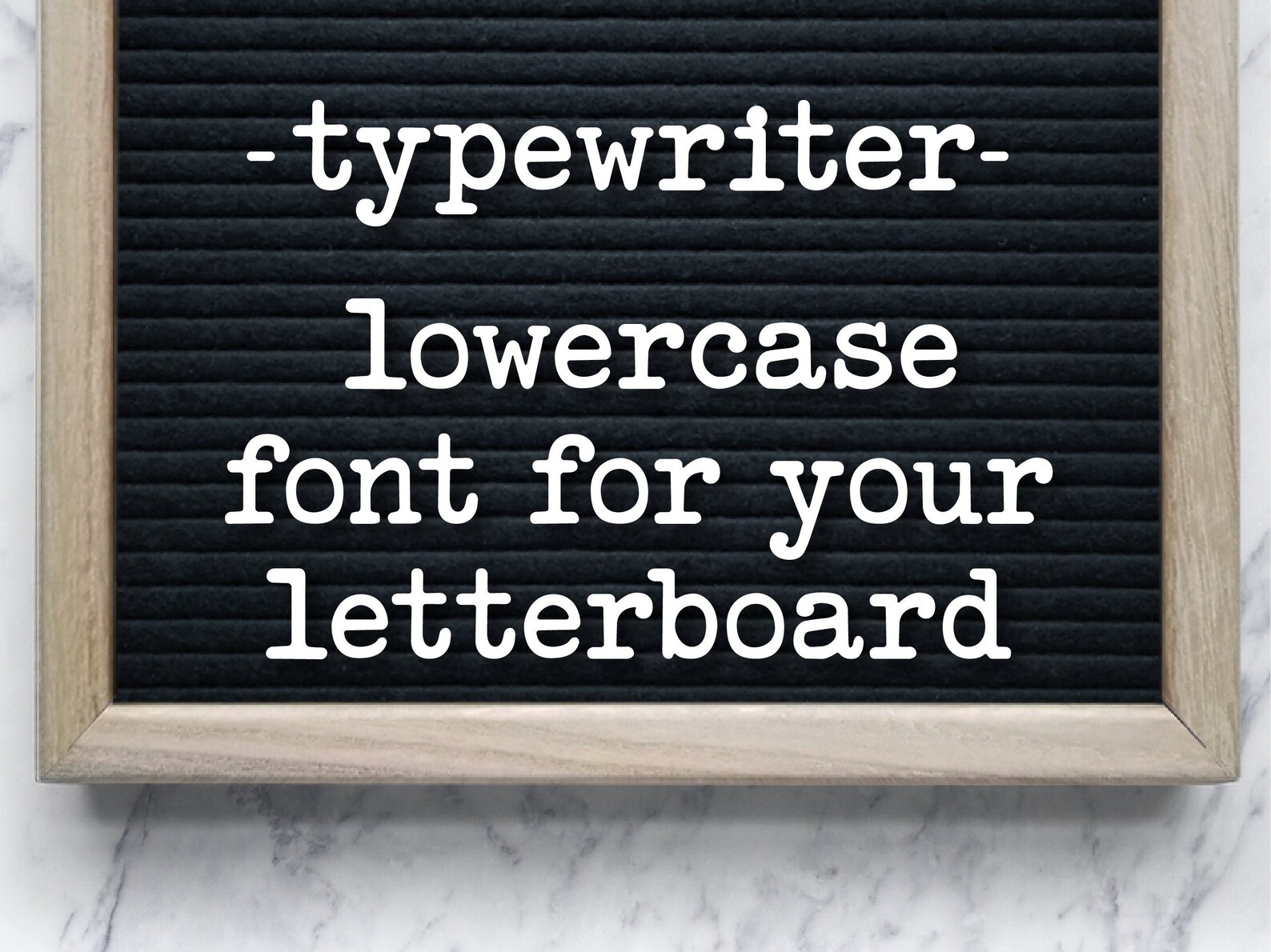 Letterboard Letters Typewriter Font Lowercase Letter - Etsy