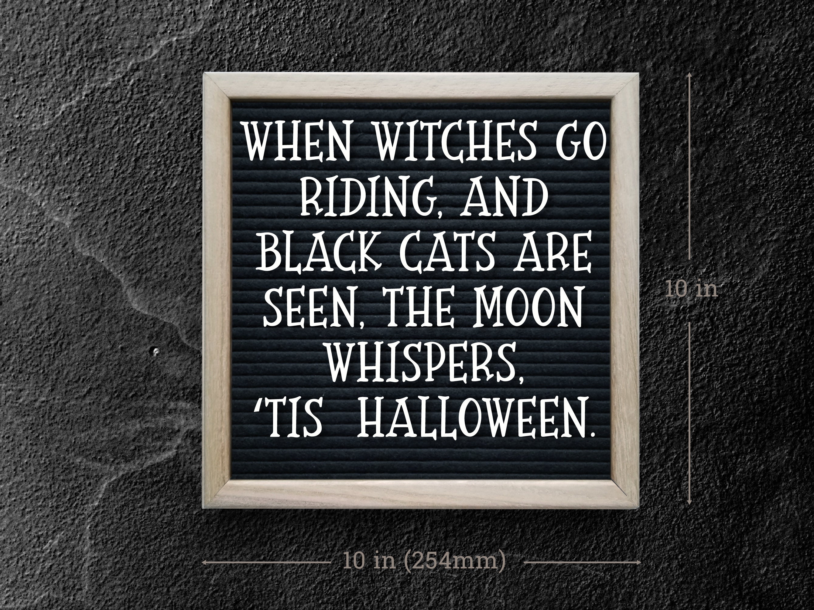 Hallow's Eve Letterboard Letters - Spooky Halloween Letterboard ...