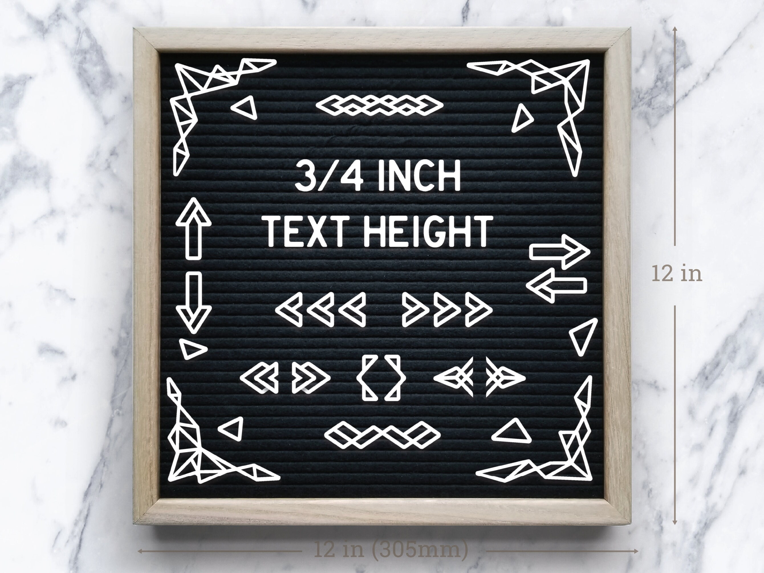 Geometric Polygon Felt Letter Board Accessories / Theme - Etsy