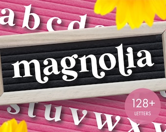 Letterboard Letter Font - Etsy