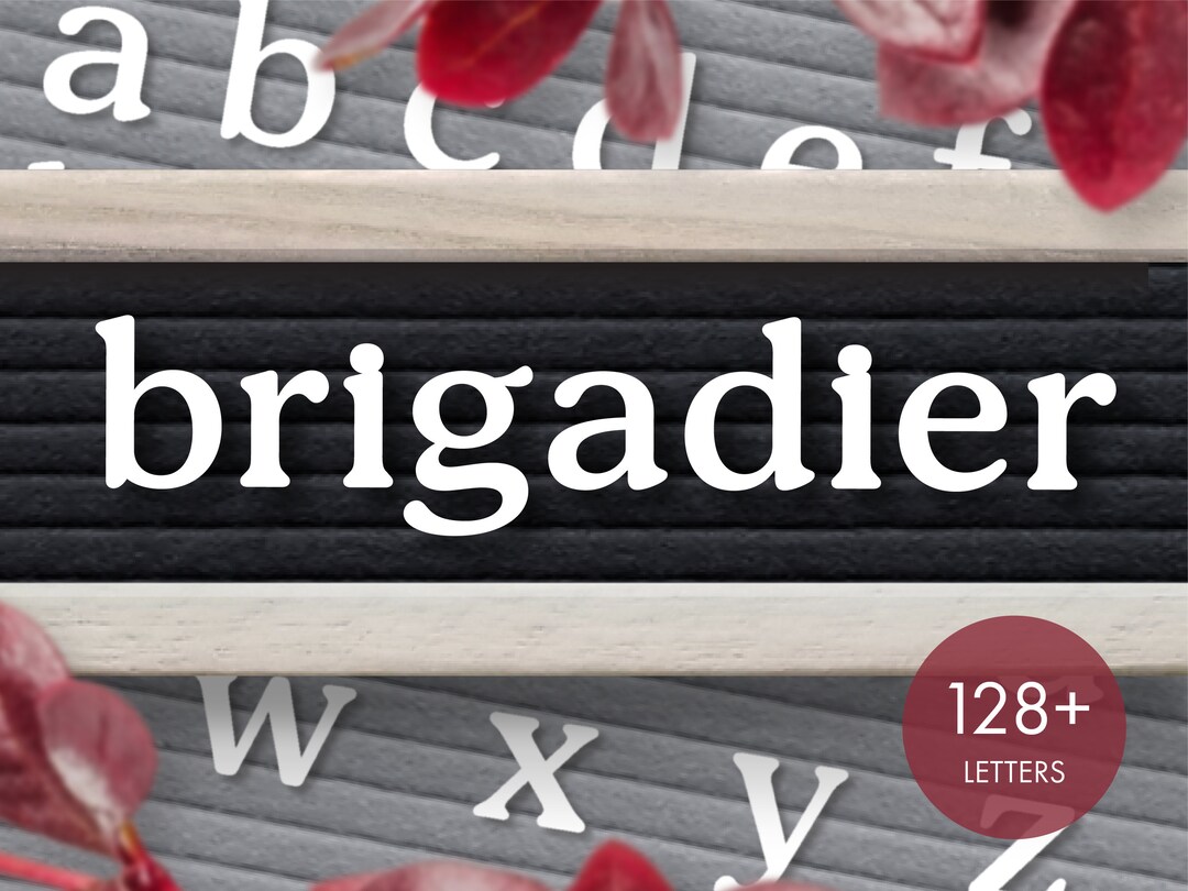 Letterboard Letters Brigadier Letterset Lowercase Letter Board Font - Etsy