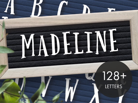 Letterboard Letters Madeline Letterset UPPERCASE - Etsy
