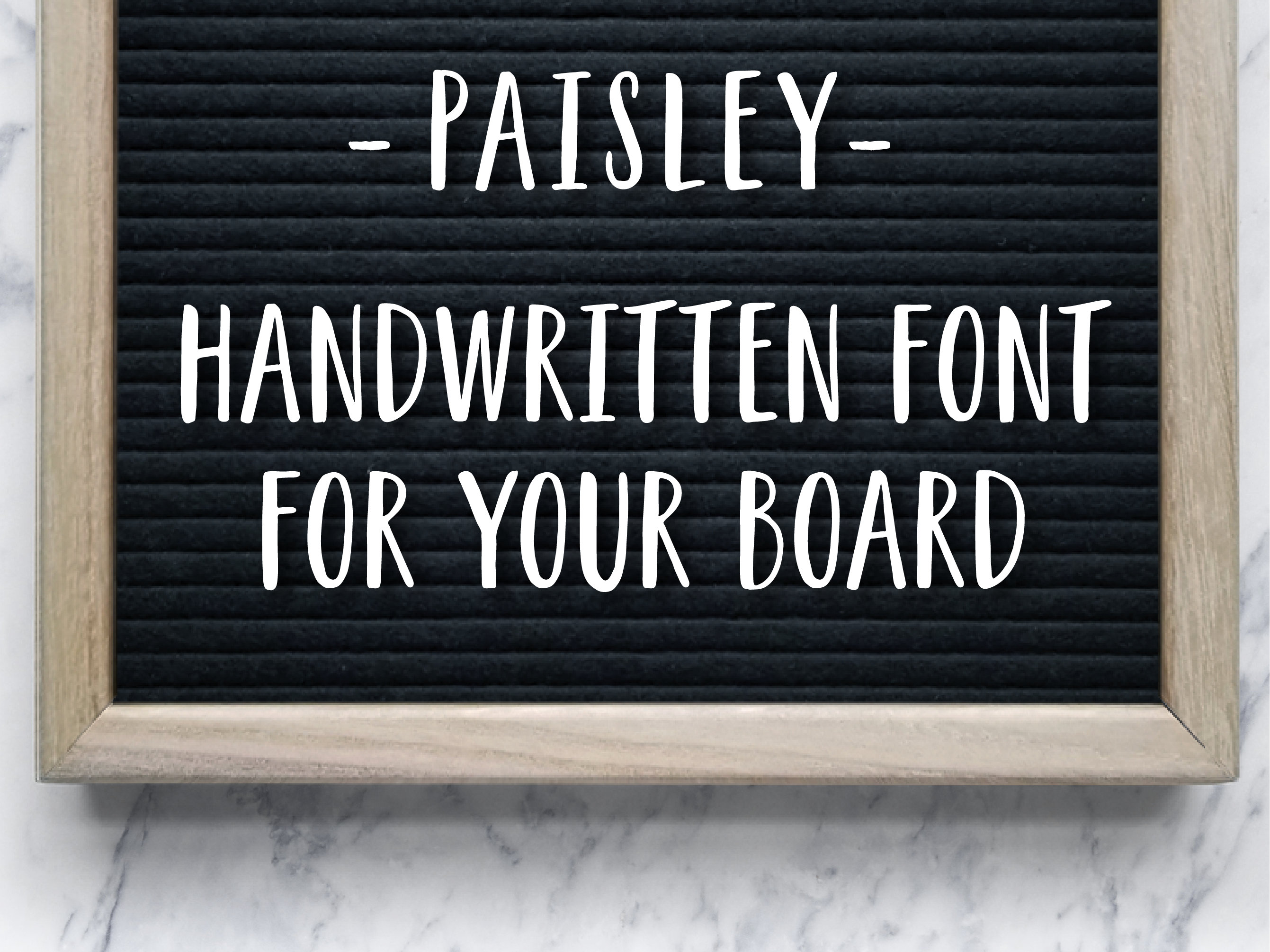 Letterboard Letters Paisley Letterset UPPERCASE | Etsy