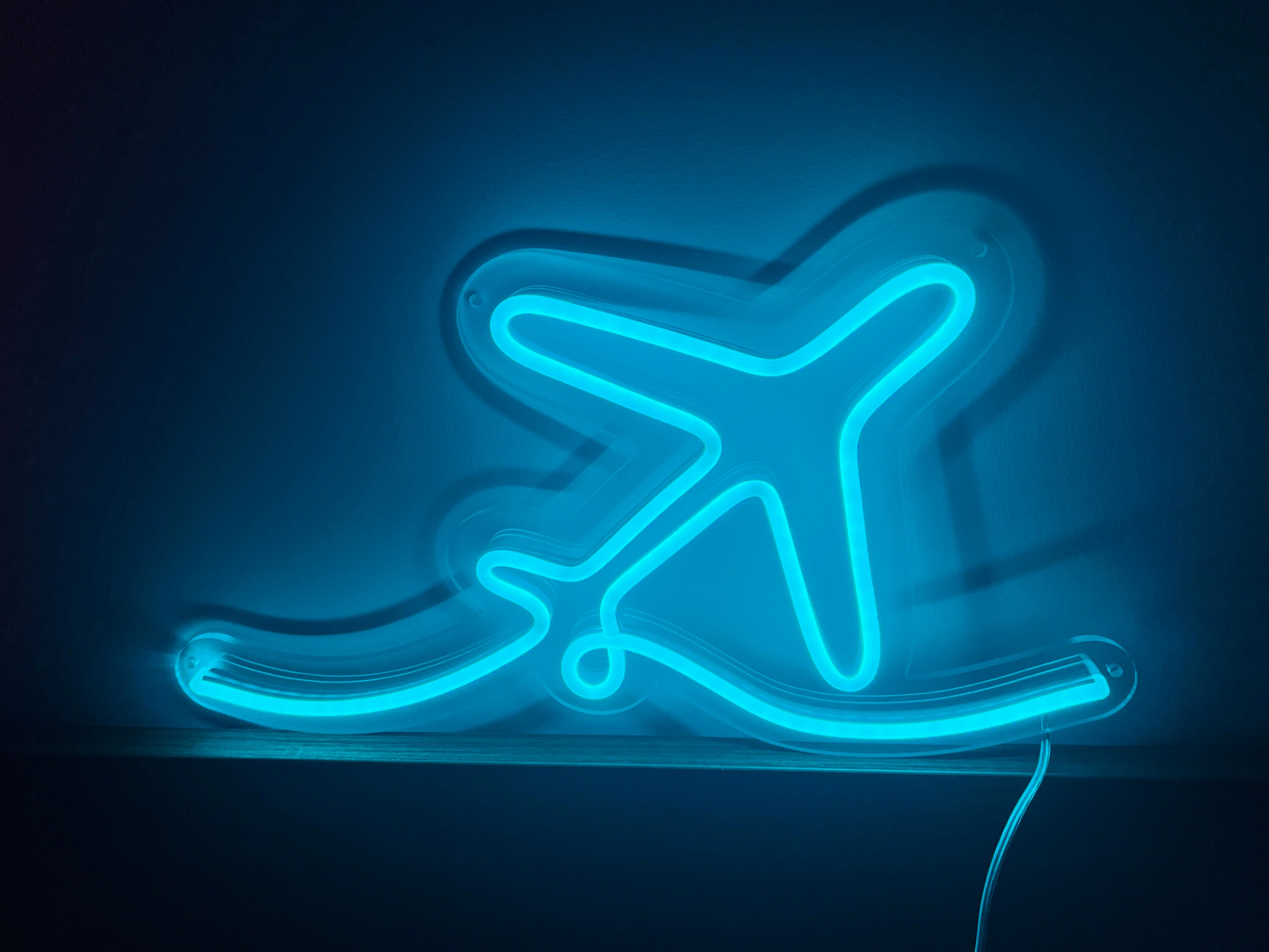 Plane Neon Signs Wedding Signs aviation Neon Signs Pilot Gifts Hangar ...