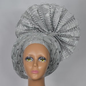 Side Fan Autogele/ Ready to Wear Autogele / Pre-tied Gele/ - Etsy