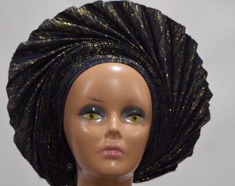 Fan Autogele / Ready to Wear Autogele / Pre-tied Gele / Aso | Etsy