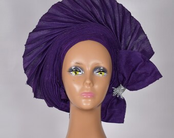 Fan Autogele / Ready to Wear Autogele / Pre-tied Gele / Aso | Etsy