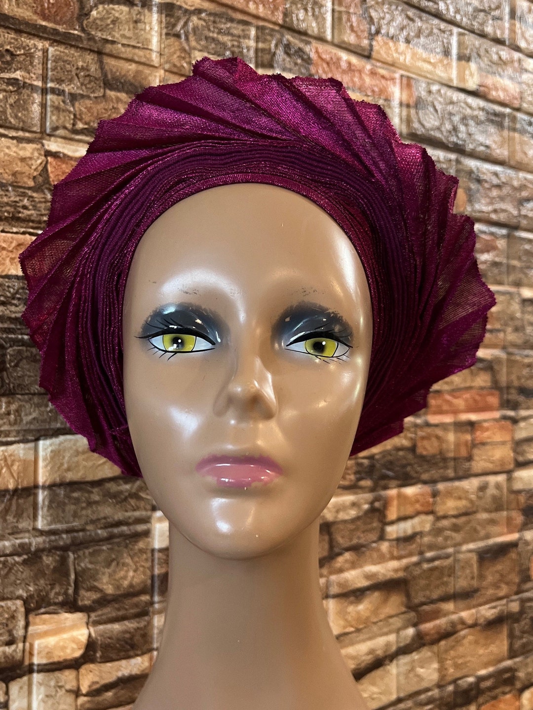 Fan Autogele / Ready to Wear Autogele / Pre-tied Gele / African ...