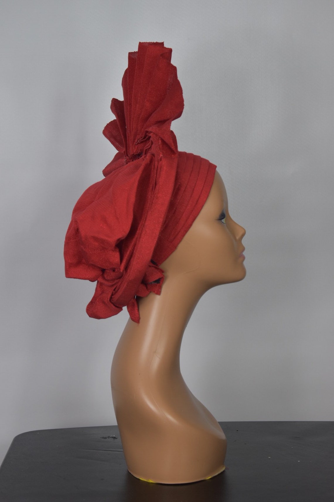 Side Fan Autogele/ Ready to Wear Autogele / Pre-tied Gele/ African Head ...