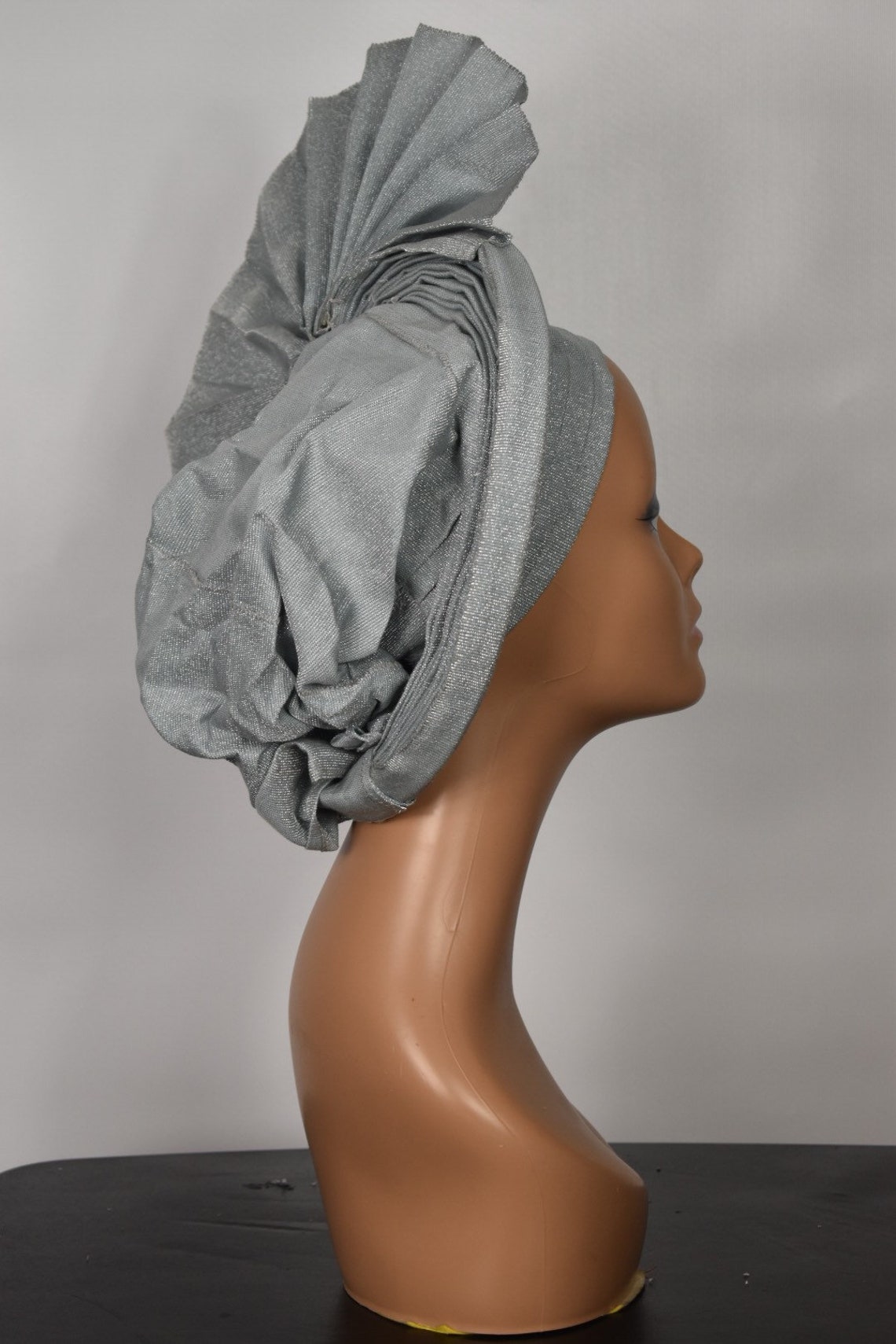 Side Fan Autogele/ Ready to Wear Autogele / Pre-tied Gele/ African Head ...