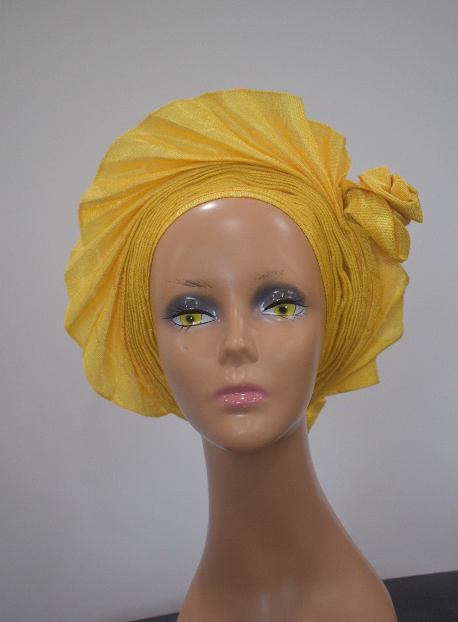 Fan Autogele / Ready to Wear Autogele / Pre-tied Gele / Aso Oke ...
