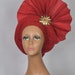 Side Fan Autogele/ Ready to Wear Autogele / Pre-tied Gele/ African Head ...