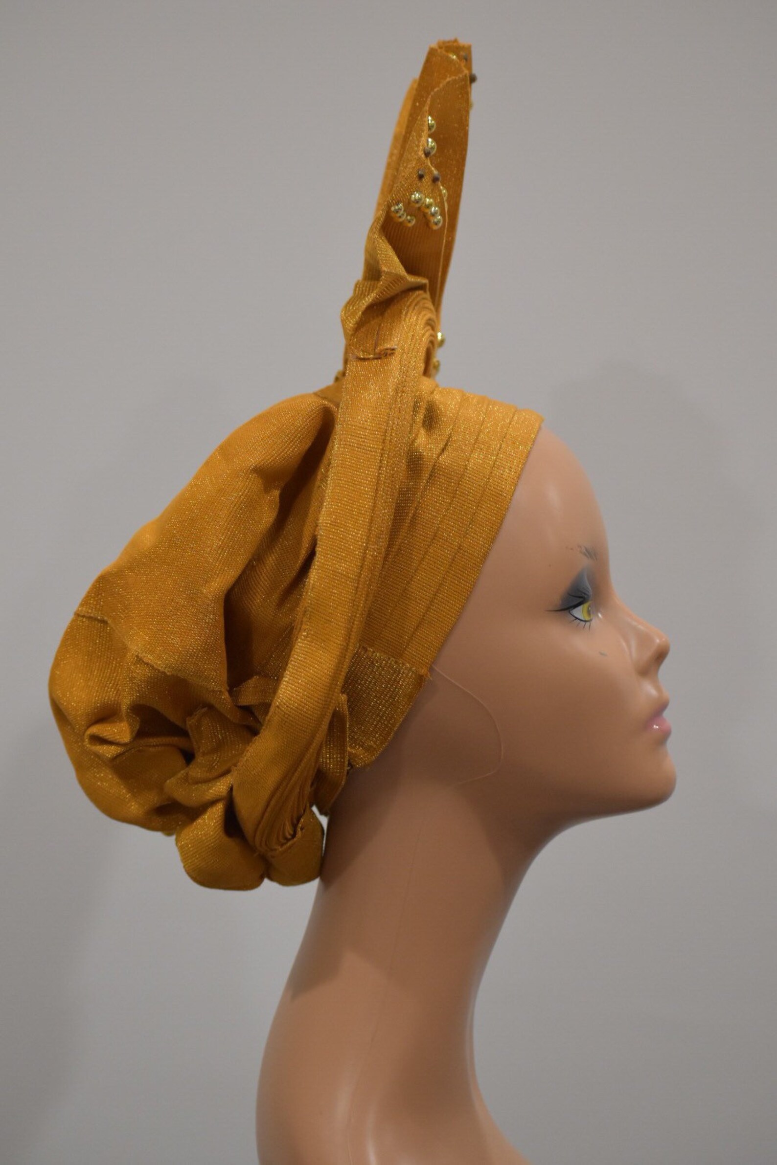 Autogele Aso Oke / Ready to Wear Autogele / Pre-tied Gele / African ...