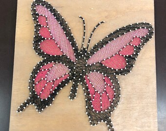 Butterfly string art | Etsy