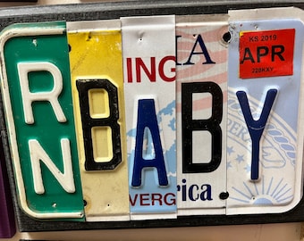 Baby License Plate - Etsy