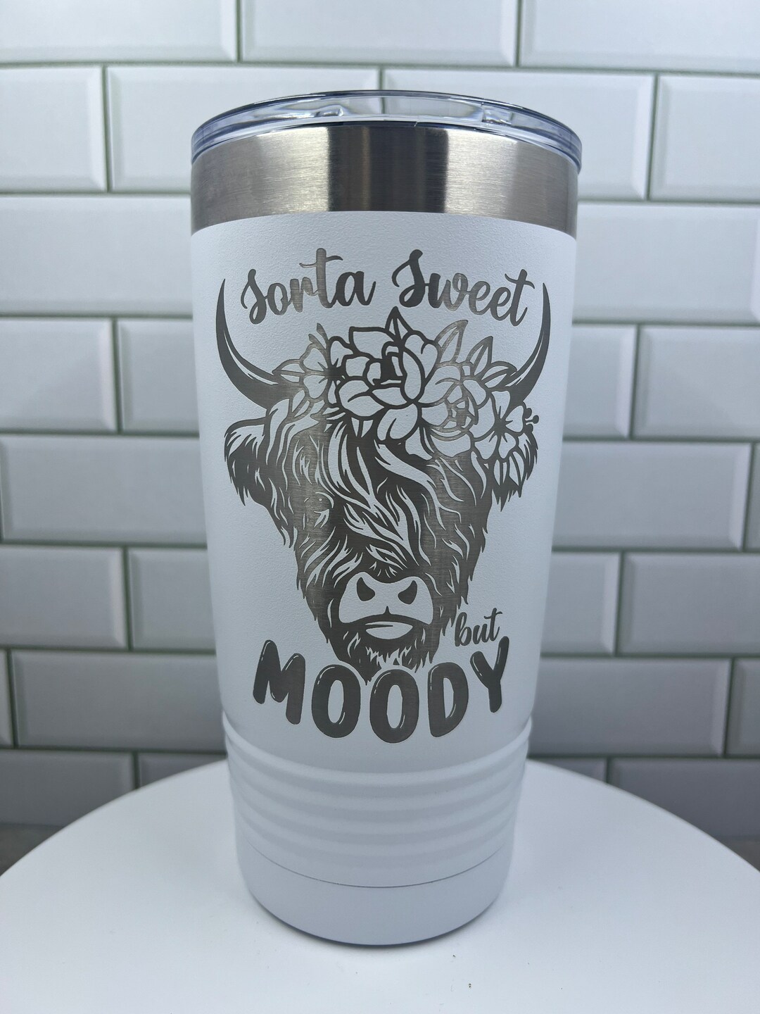Sorta Sweet but Moody | Farm Tumbler | 20oz | - Etsy