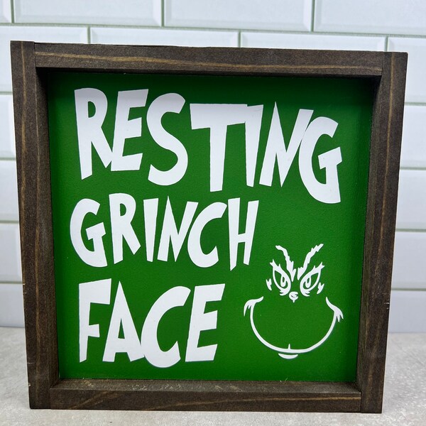 Grinch Face - Etsy