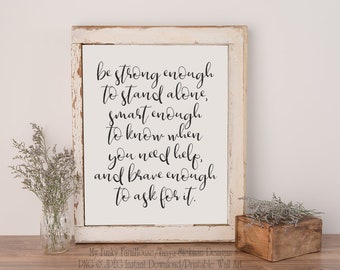 Stand Alone Poster - Etsy UK