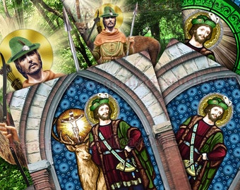 Saint Hubert Statue | Etsy