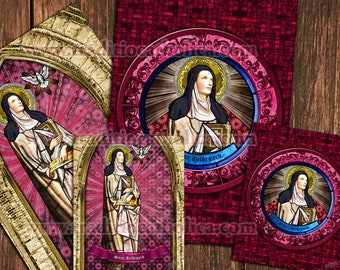 Hildegard of Bingen Cosmos, Body, and Soul Print Poster - Etsy