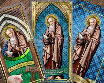Saint Longinus Stained Glass Handcrafted Framed Print. 7x14 - Etsy