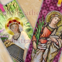 Saint Catherine of Siena Fine Art Bookmark | Christian, Catholic Gift ...
