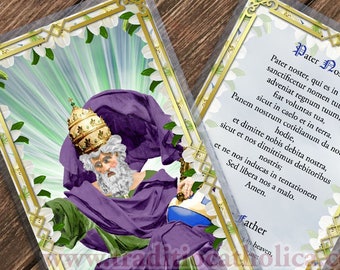 Pater Noster Print Latin Prayer, Our Father, Catholic, Traditional ...