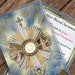 Blessed Sacrament Adoration Laminated Holy Prayer Card. Prayer to Jesus ...