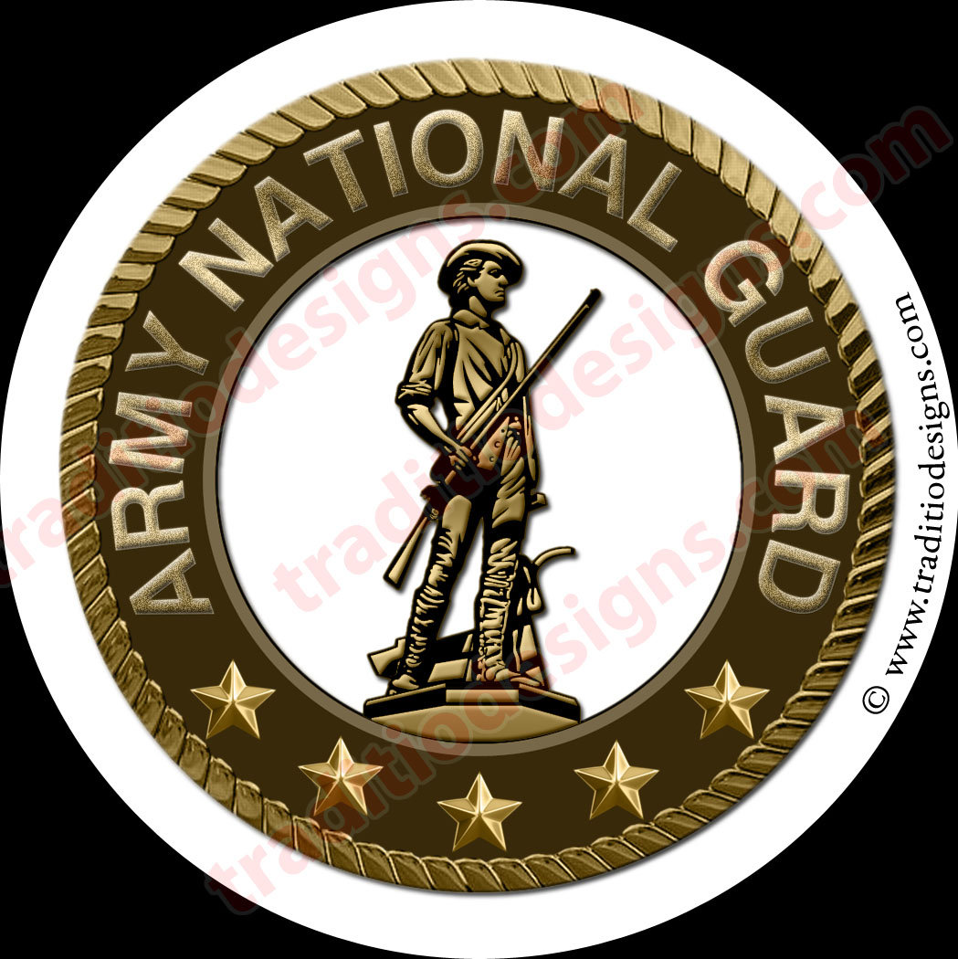 US National Guard Magnets National Guard Decal Round 3.5 Inch - Etsy