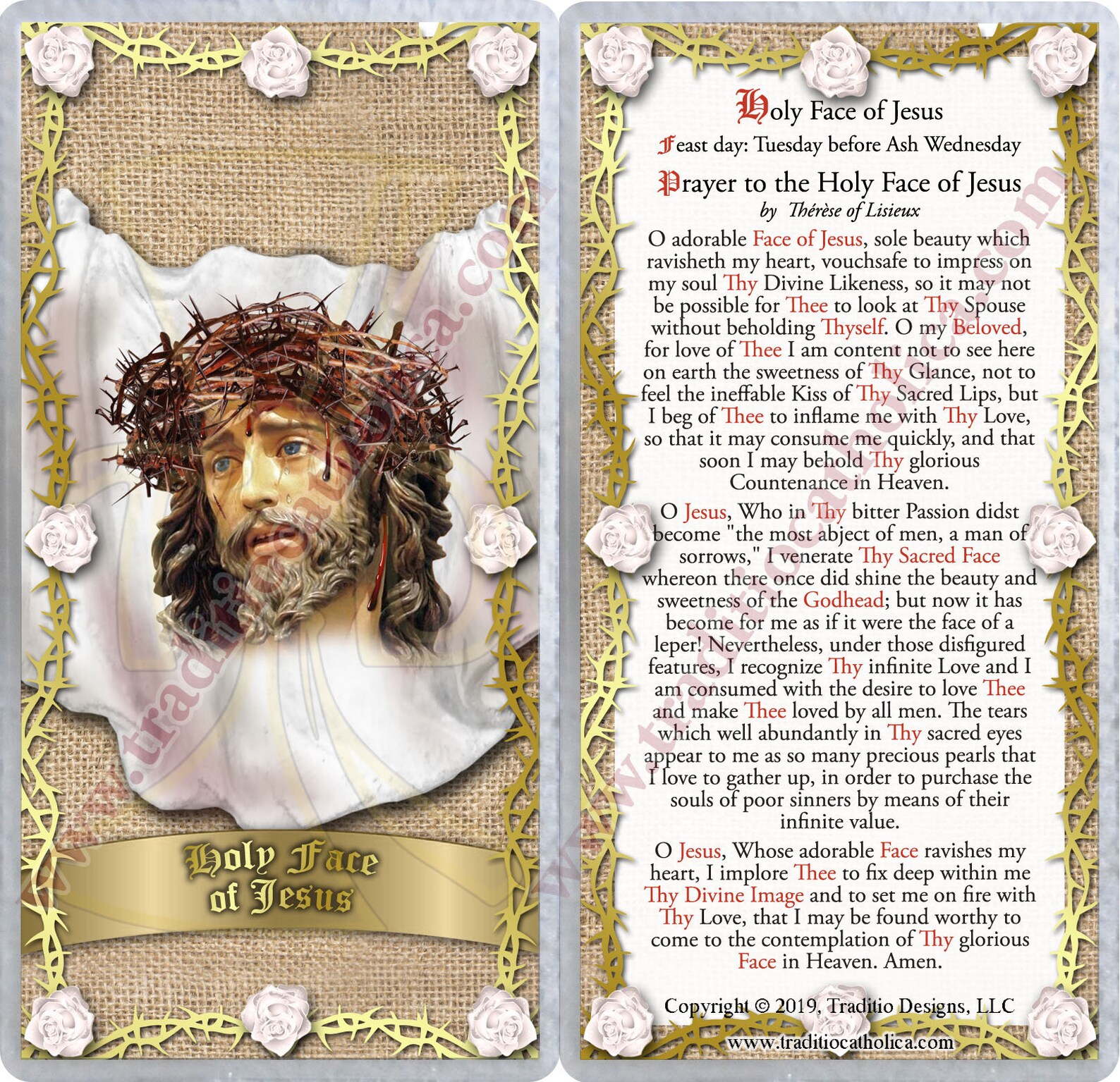 Life of Jesus Catholic Holy Prayer Card Gift Set. Realistic - Etsy