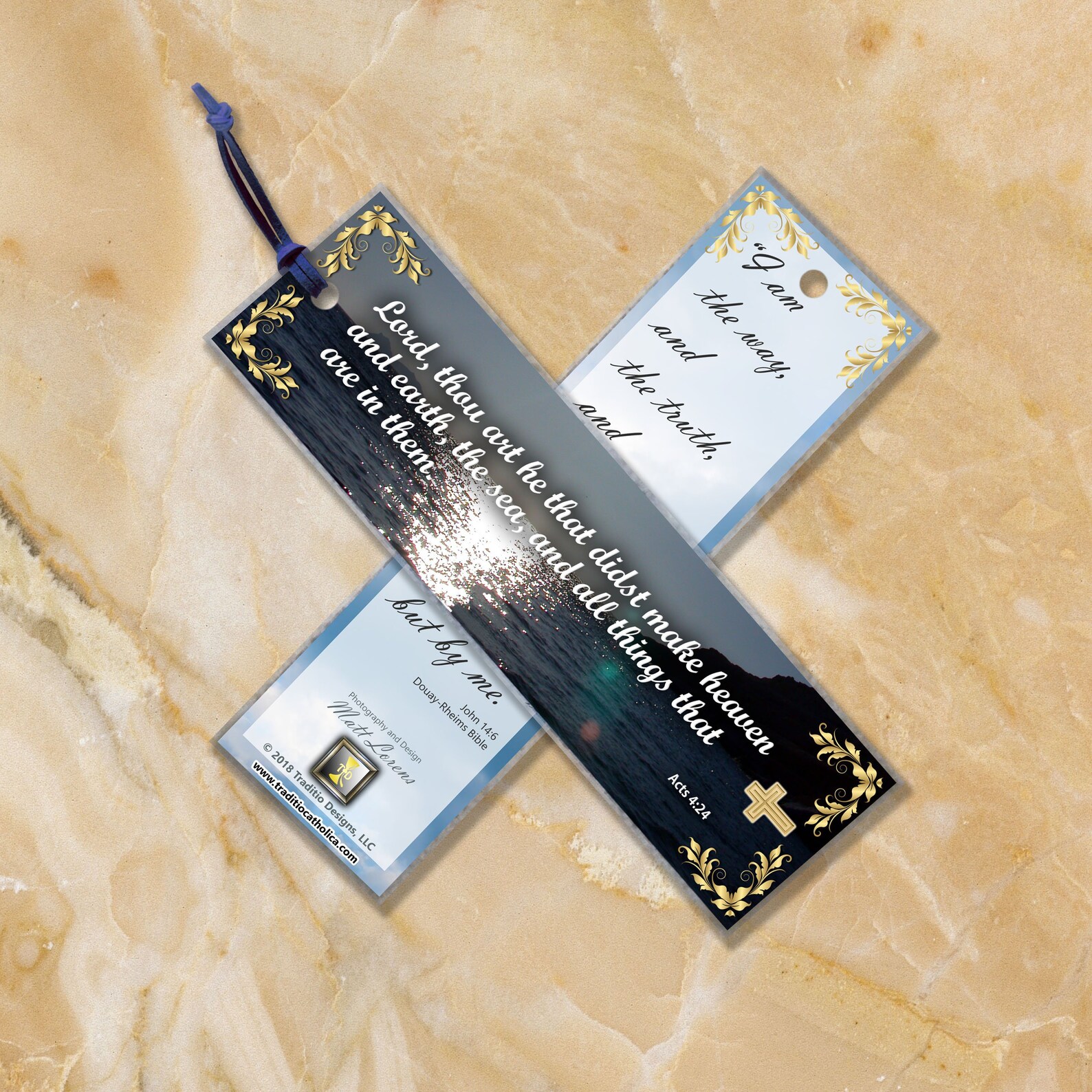 Acts 4:24 Bible Scripture Bookmark laminated Catholic | Etsy