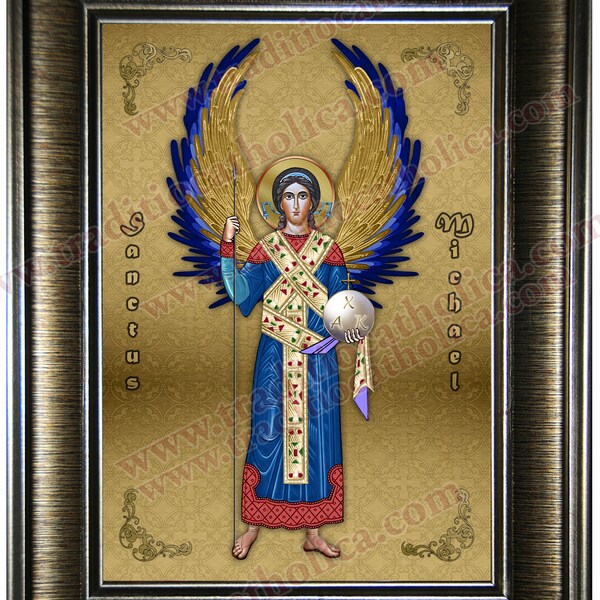 St Michael Picture Frame - Etsy