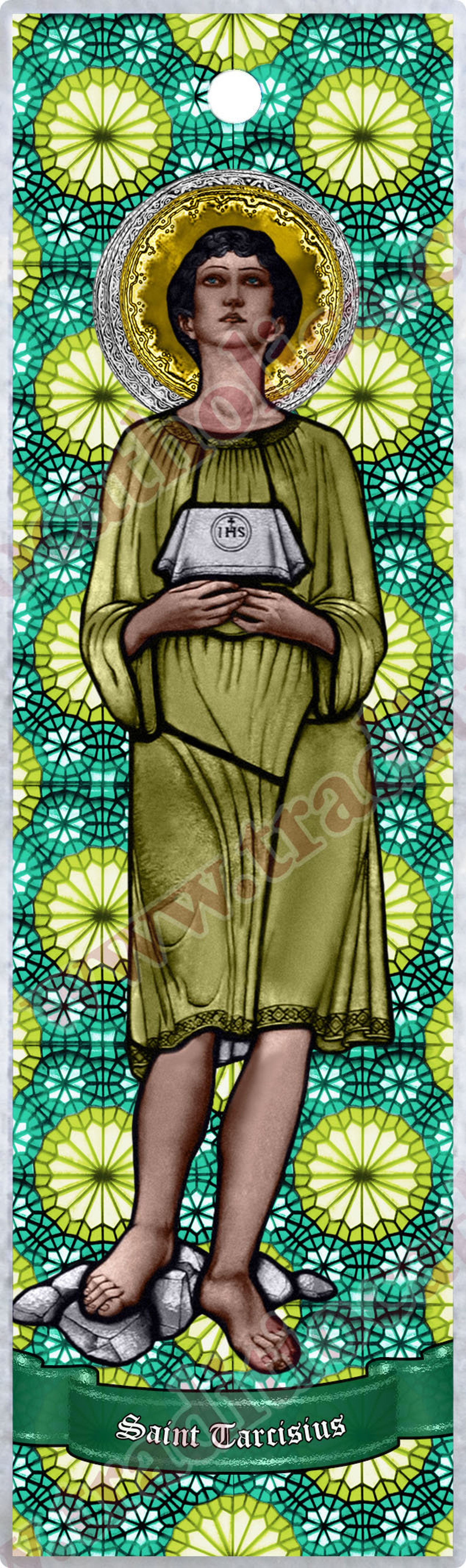 Saint St Tarcisius CLEAR See-through and Quote Laminated Bible - Etsy